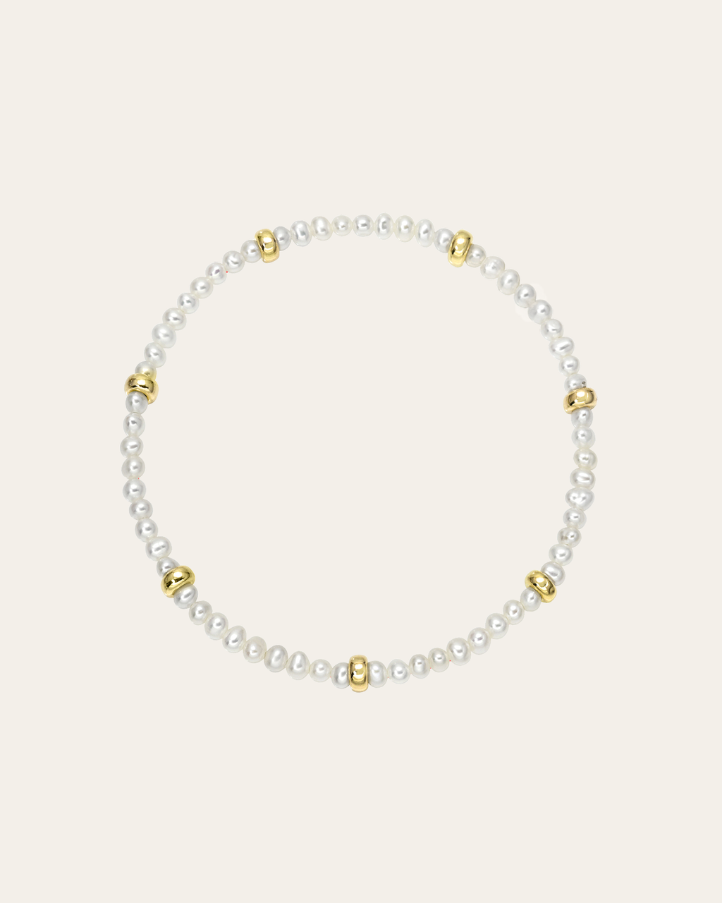 14K Gold Pearl Segment Bead Bracelet – Zoe Lev Jewelry