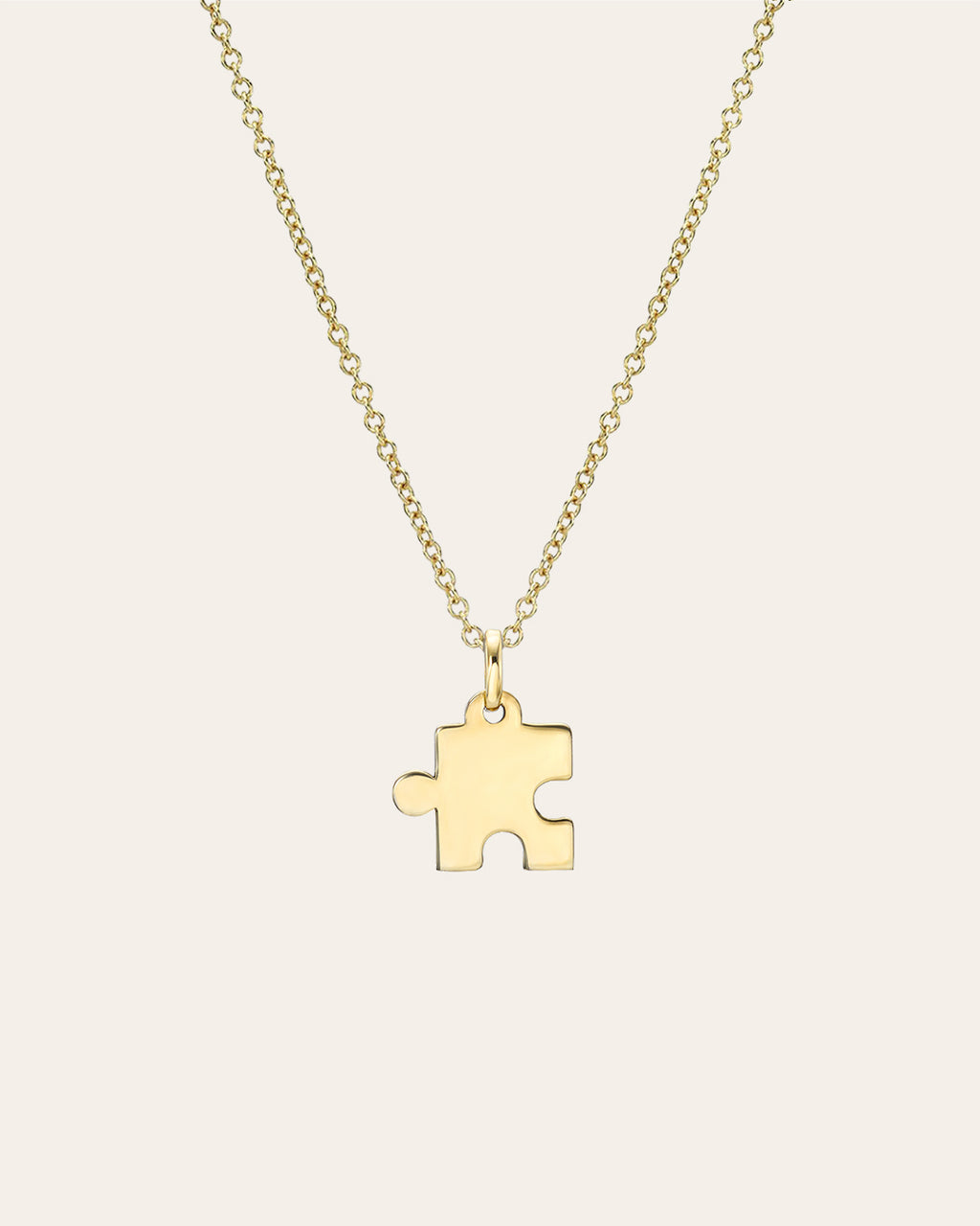 14K Gold Puzzle Piece Necklace – Zoe Lev Jewelry