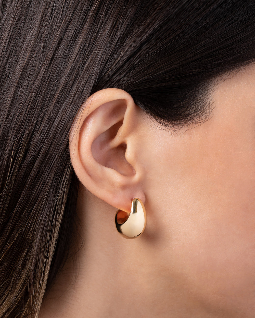 14k Gold Small Bubble Hoops – Zoe Lev Jewelry